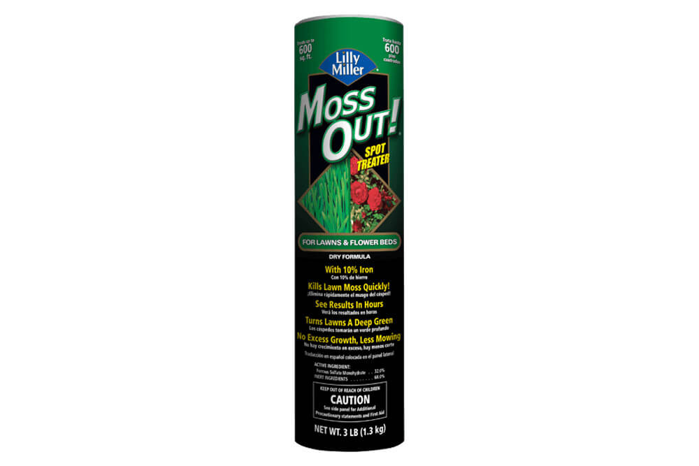 Moss Out! Spot Treater For Lawns & Flower Beds | Moss Control